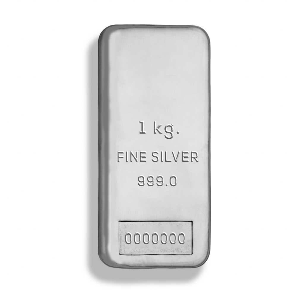 Silver Bars - Silver Biscuits, Bricks & Ingots