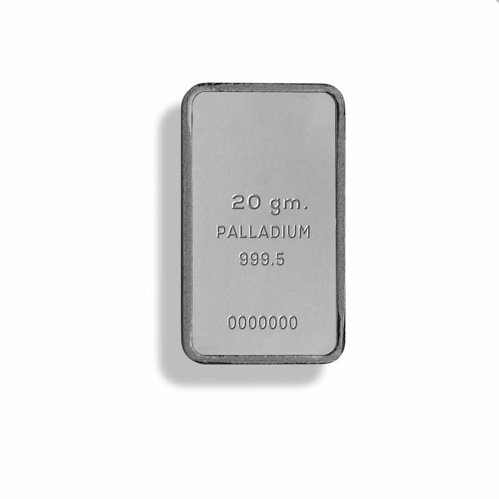 10 oz Palladium Bar - Buy 10 Ounce Palladium Bars Online