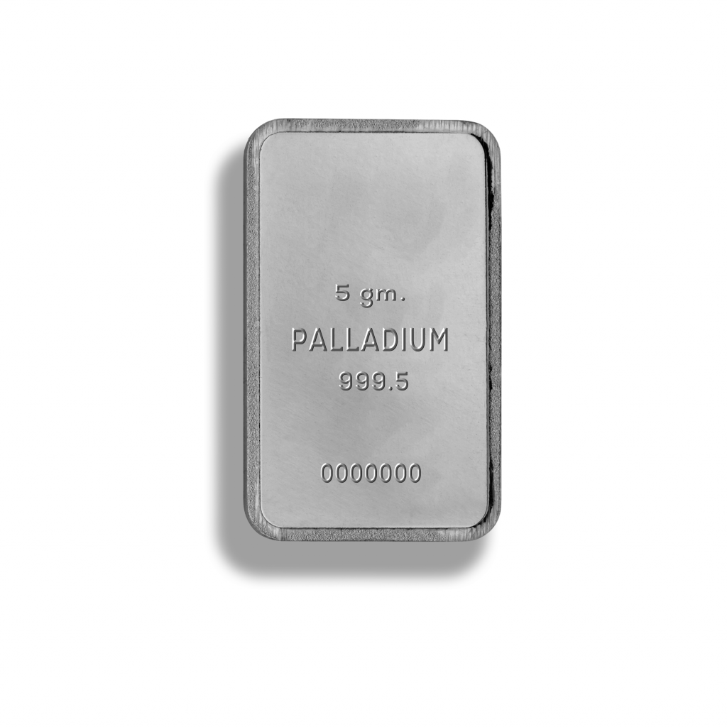 Palladium Bars - Palladium Biscuits, Bricks & Ingots