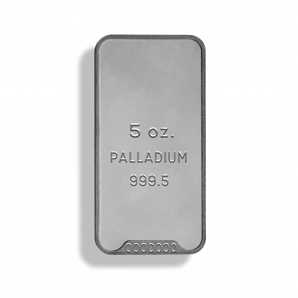 Palladium Bars - Palladium Biscuits, Bricks & Ingots